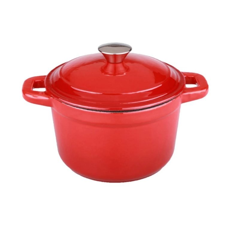 34cmx25.5cmCast Iron Oval Cov Casserole Red – Ron – BergHOFF