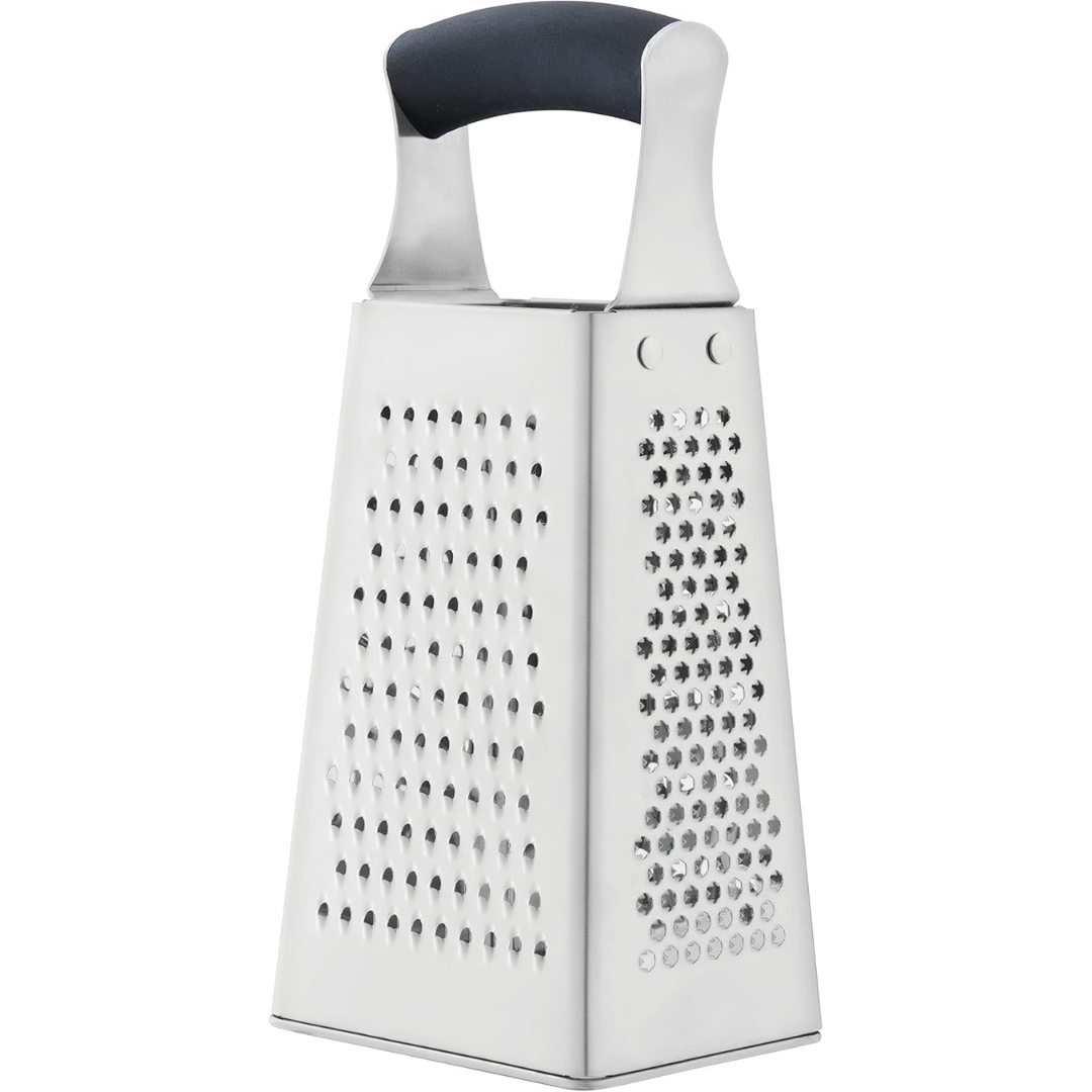 Essentials 9″ Stainless Steel Box Grater, 4-Sided – BergHOFF